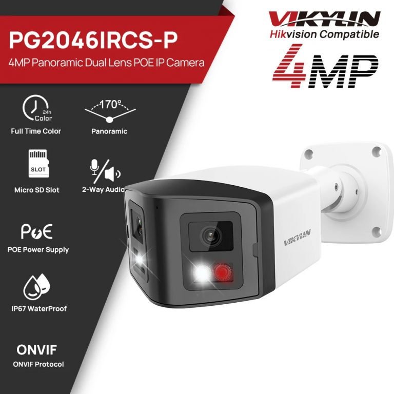 8MP 4K IP Camera | ColorVu Dome Camera | VIKYLIN Security