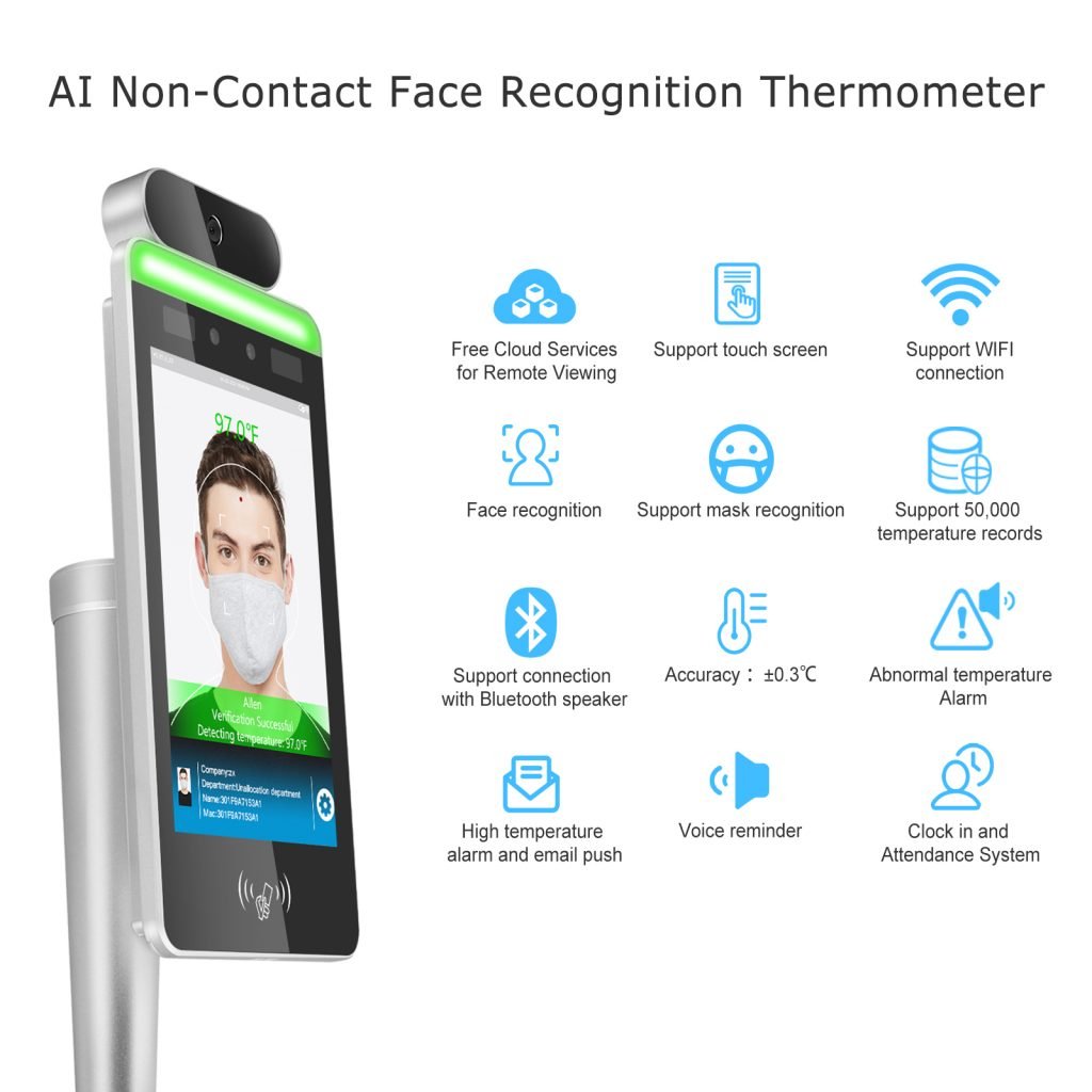 Body Temperature Kiosk | 📸 VIKYLIN | Temperature Scanner