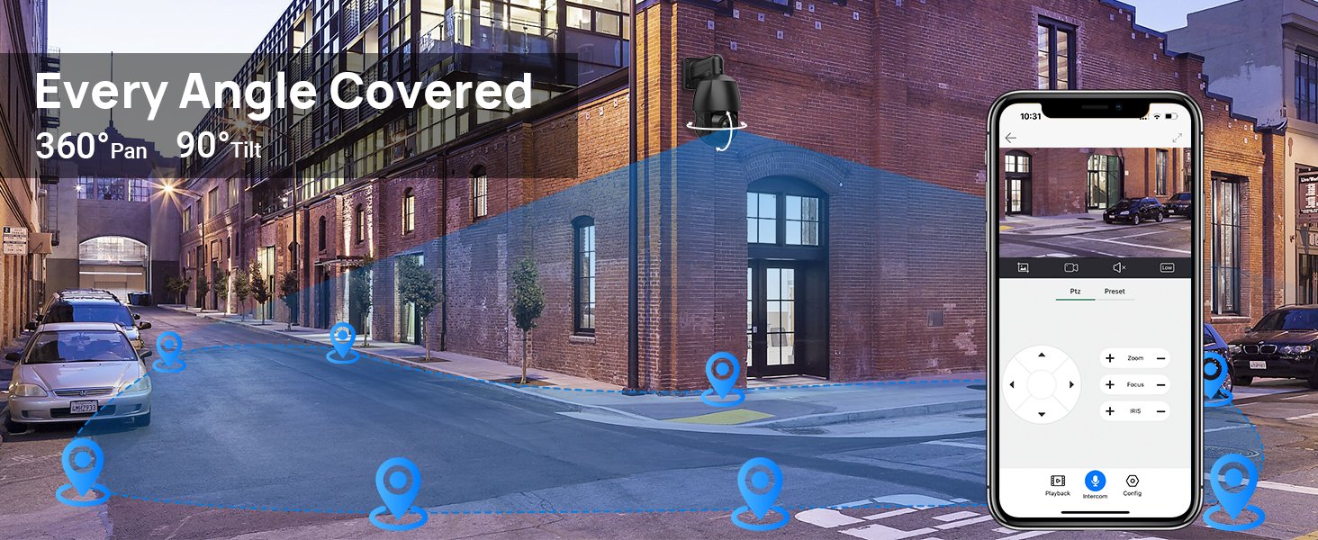 Auto Tracking IP Camera | 360° PTZ Camera | VIKYLIN