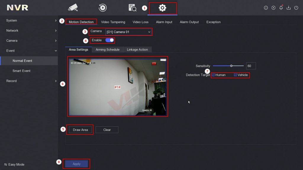Hik Connect APP Enable Motion Detection Push Notification