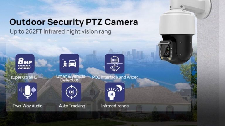Smart Surveillance Camera PTZ-4818X-IRCSAW - Security First